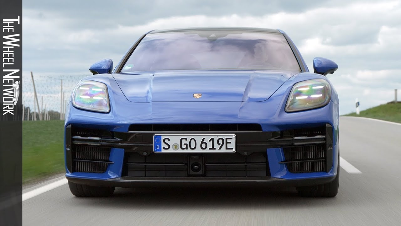 2024 Porsche Panamera 4S E-Hybrid | Lugano Blue | Driving, Interior ...