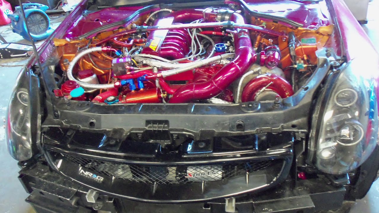 Single turbo G35 VQ35DE-RevUp Dyno day for E-85-Impressive gain - YouTube