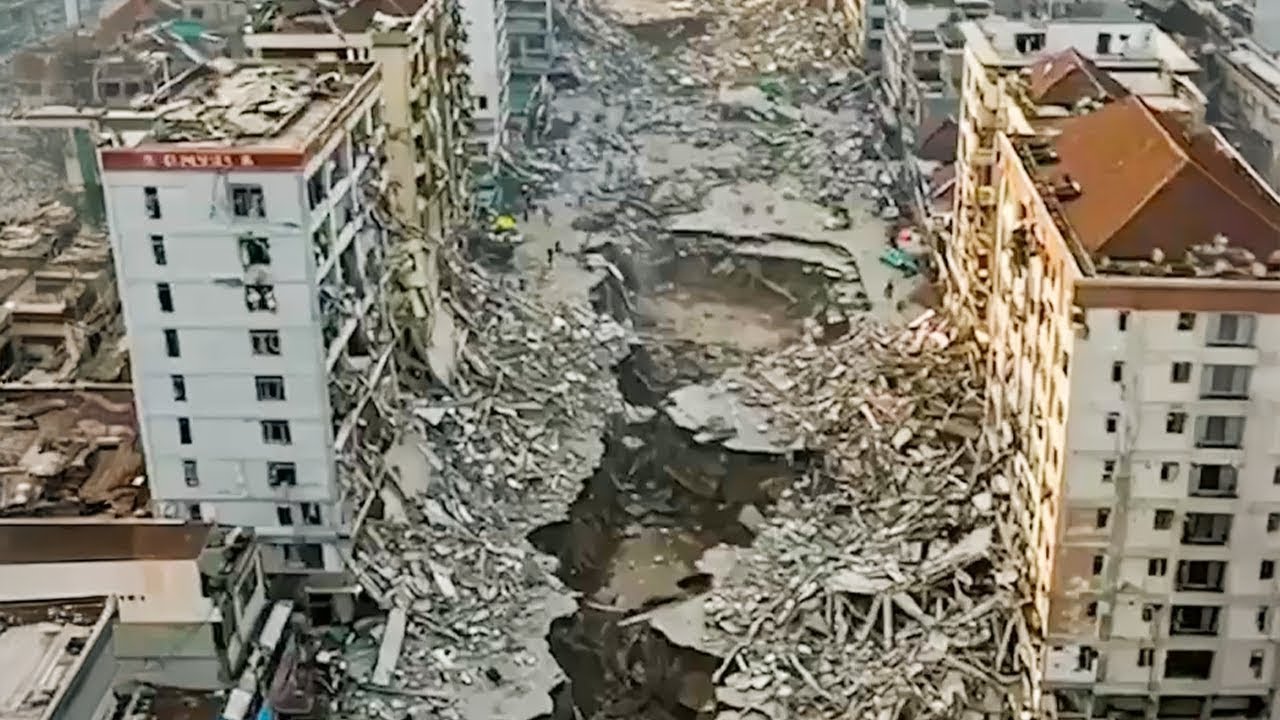 Earthquake in Myanmar! Massive Destruction in Thailand and China ...