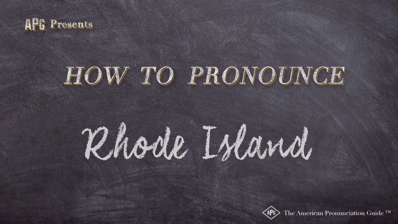 How to Pronounce Rhode Island (Real Life Examples!) - YouTube