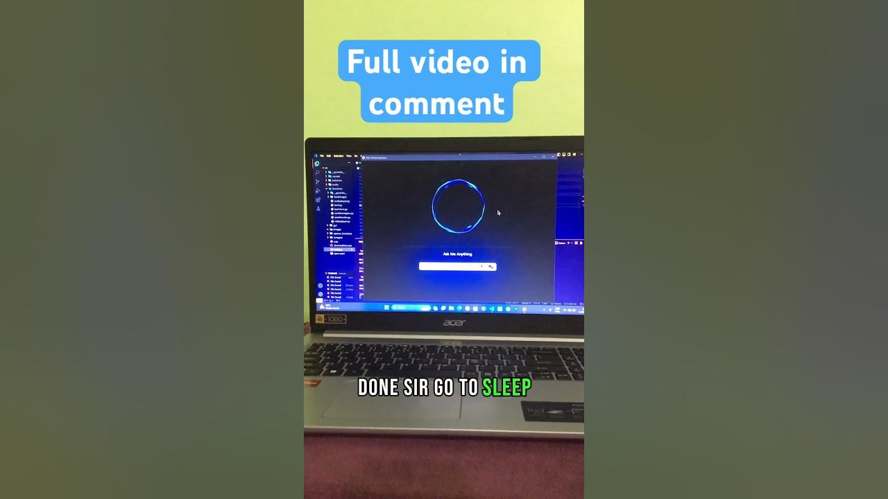 Jarvis Ai Using Python And Arduino Python Artificialinteligence Youtube