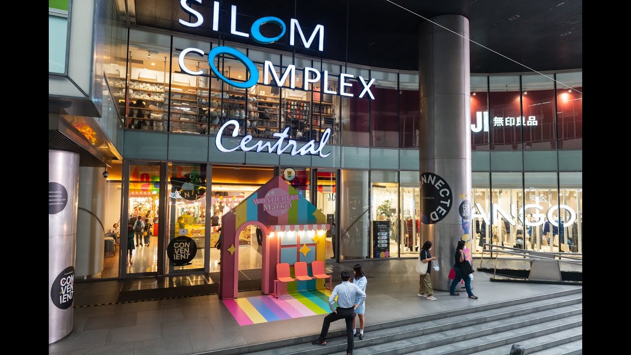 [4K] Walk inside Central Silom Complex a shopping mall on business area ...