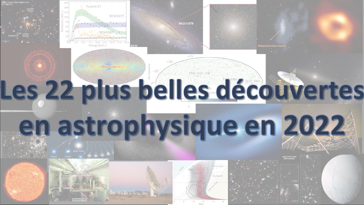 Les 22 plus belles découvertes en astrophysique en 2022 - YouTube