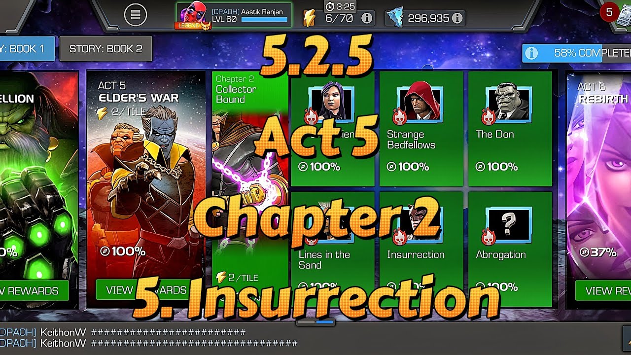 5.2.5 Act 5 Chapter 2 Episode 5. Insurrection #mcoc # ...
