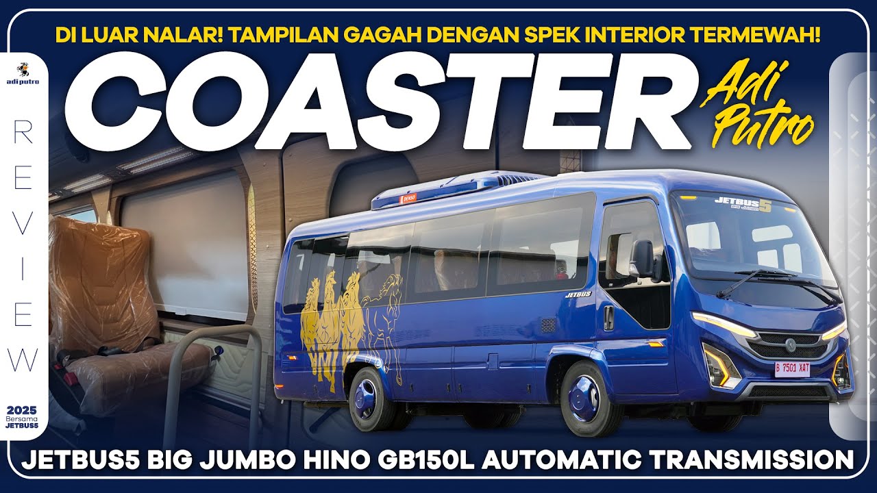 Di Luar Nalar! Tampilan Gagah Dengan Spek Interior Termewah! Coaster ...