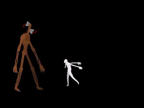 Siren head vs scp-096 - YouTube