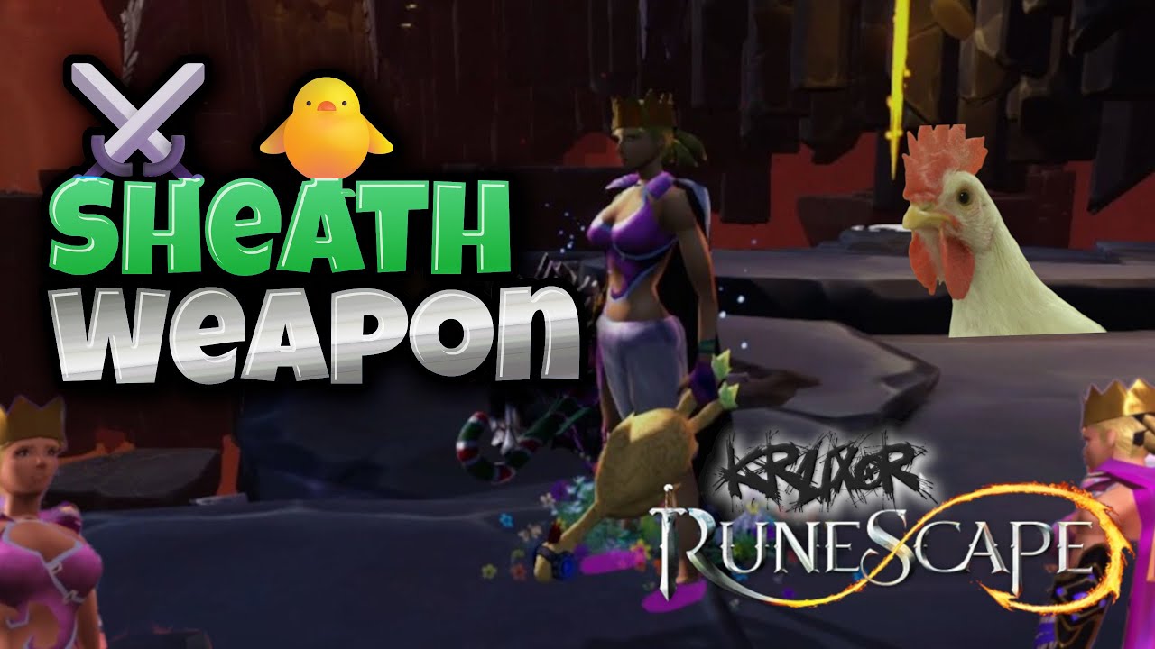 ⚔️How to Sheath Weapons in Runescape 3? - YouTube