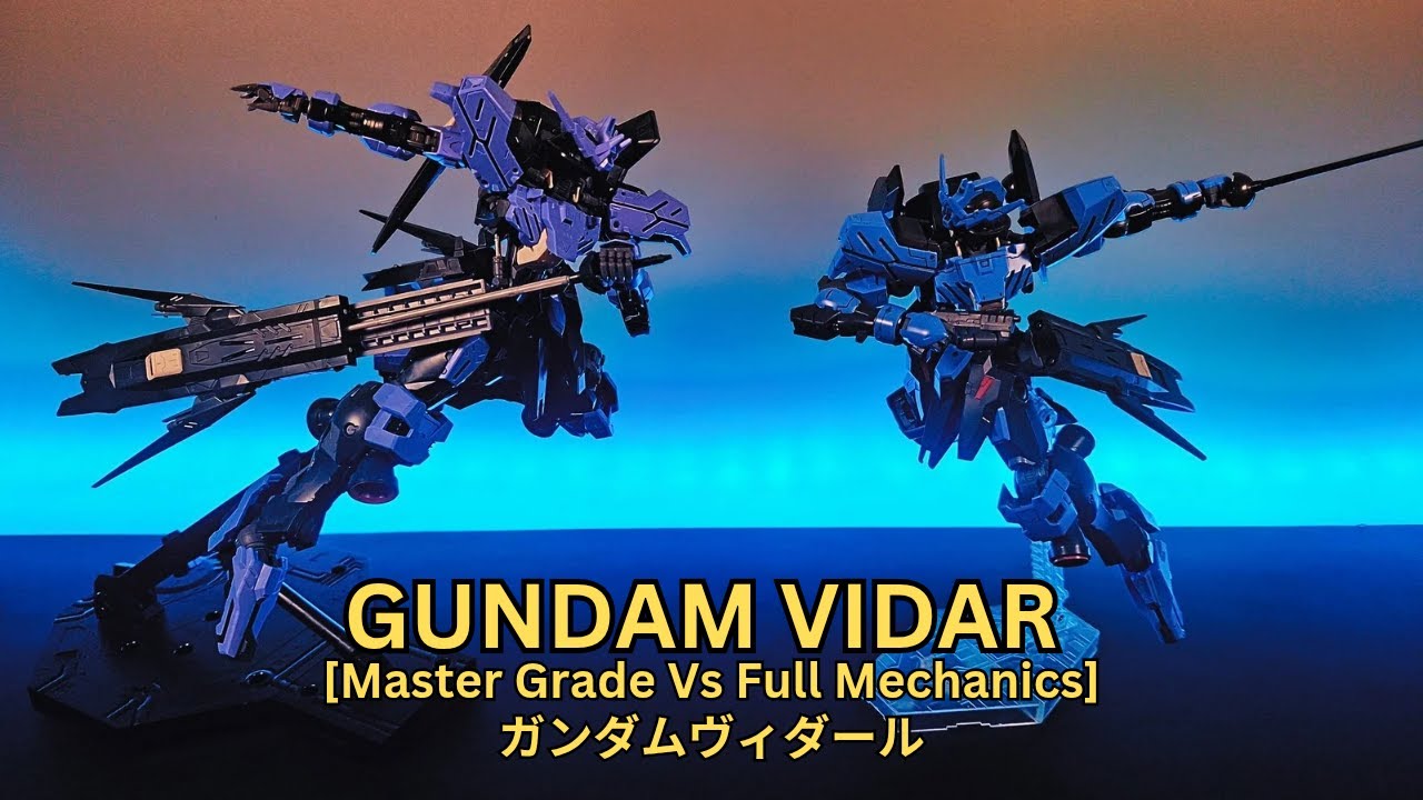 COMPARISON MSTER GRADE VS FULL MECHANICS BANDAI | GUNDAM VIDAR 1:100 ...