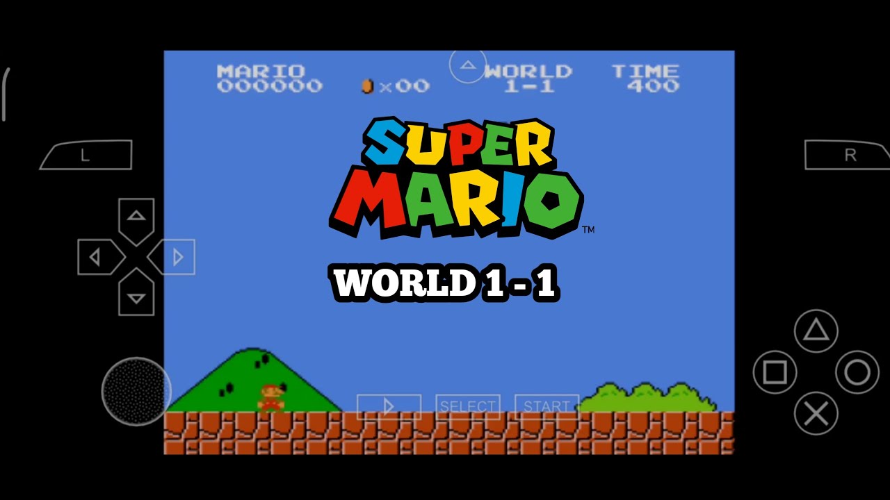 Nostalgia Game Super Mario Bros WORLD 1-1 PPSSPP Android ...