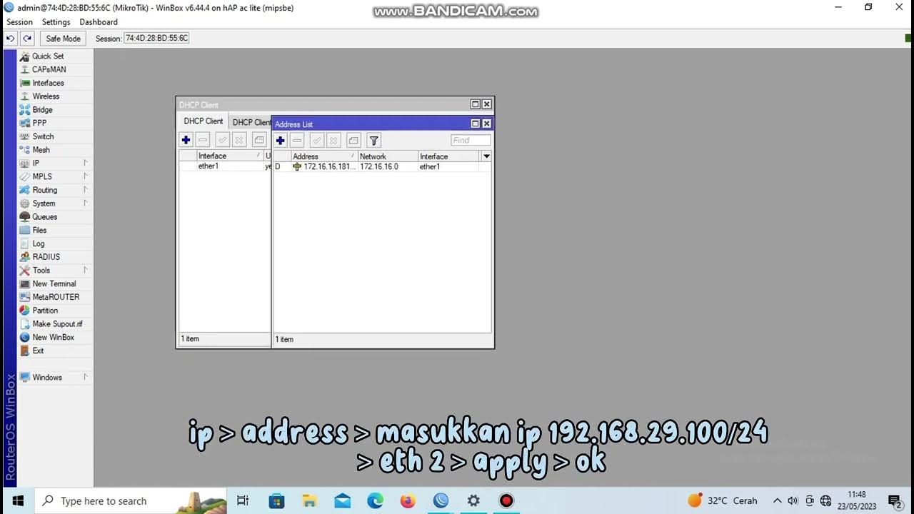 konfigurasi NAT mikrotik dynamic - YouTube