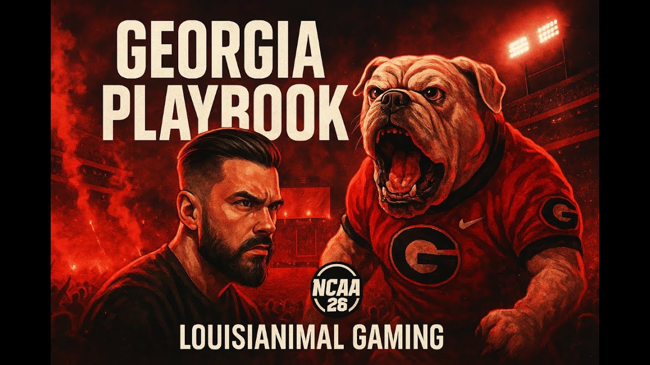 "Georgia Playbook DOMINATES in NCAA 26 | Most Physical Offense in the ...