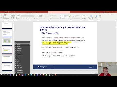 How to work with Session Variables in ASP.NET Core MVC - YouTube