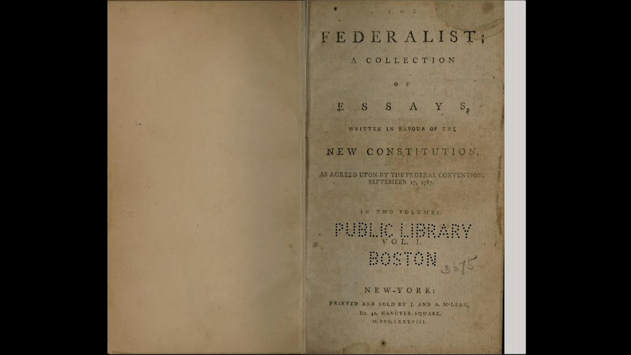 Federalist No. 29 - "Concerning the Militia" by Alexander Hamilton ...