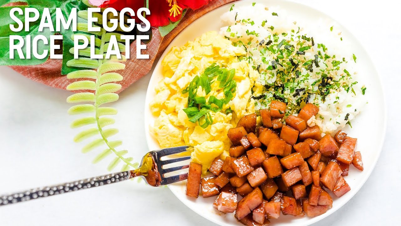 Spam, Eggs and Rice Plate - YouTube