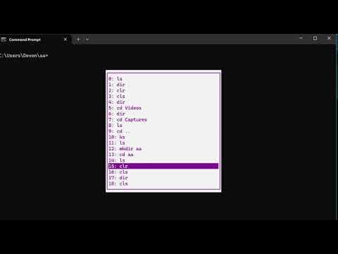 Tech Tip #4: Pick a Previous Command from List of Recent Commands on ...