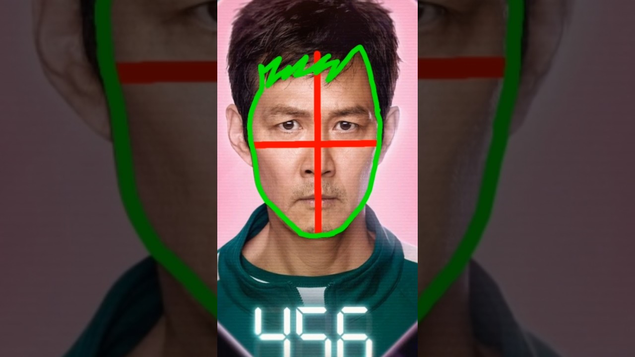 How To Draw Player 456 🔥#shorts #squidgame #squidgame2 #456 #drawing ...