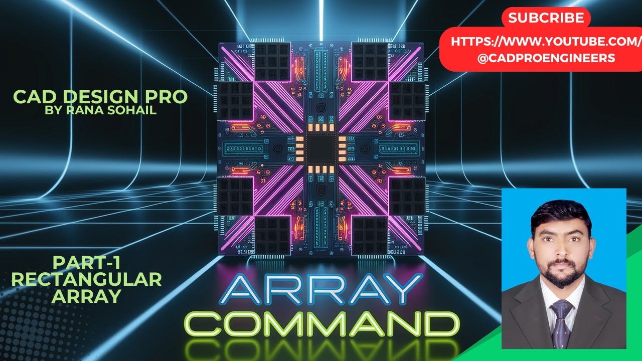What is Array Command and Rectangular Array in AutoCAD | AutoCAD ...