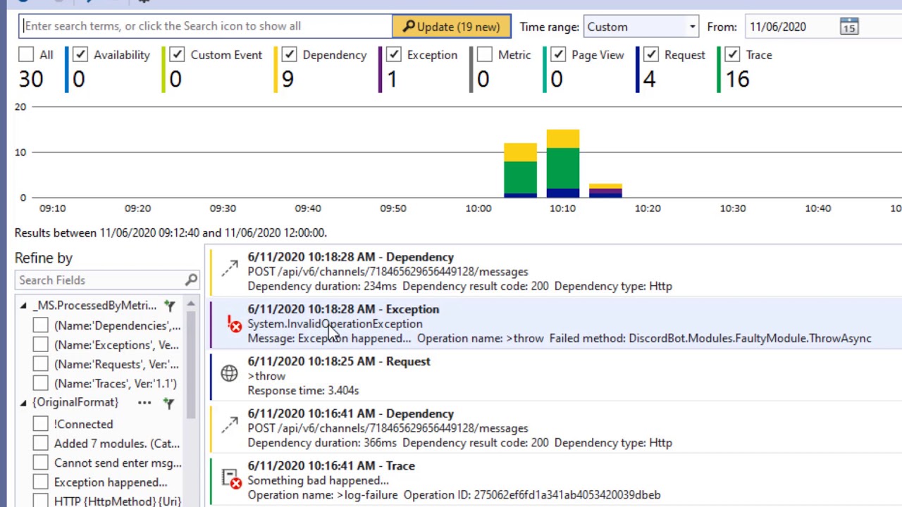 Logging mit Application Insights in unserem Discord Bot - YouTube