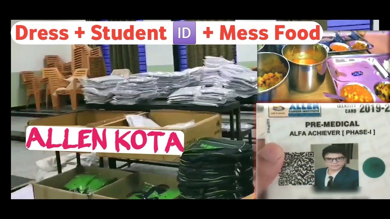 Allen dress kit and student 🆔 card distribution Allen kota I Crazy ...
