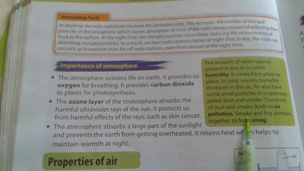 Class -5th Subject-Science Chapter-Air and Water Topic-Importance of ...