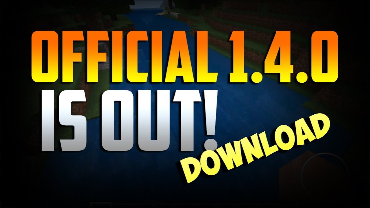 MINECRAFT PE 1.4.0! How To DOWNLOAD for FREE. (Link in description ...