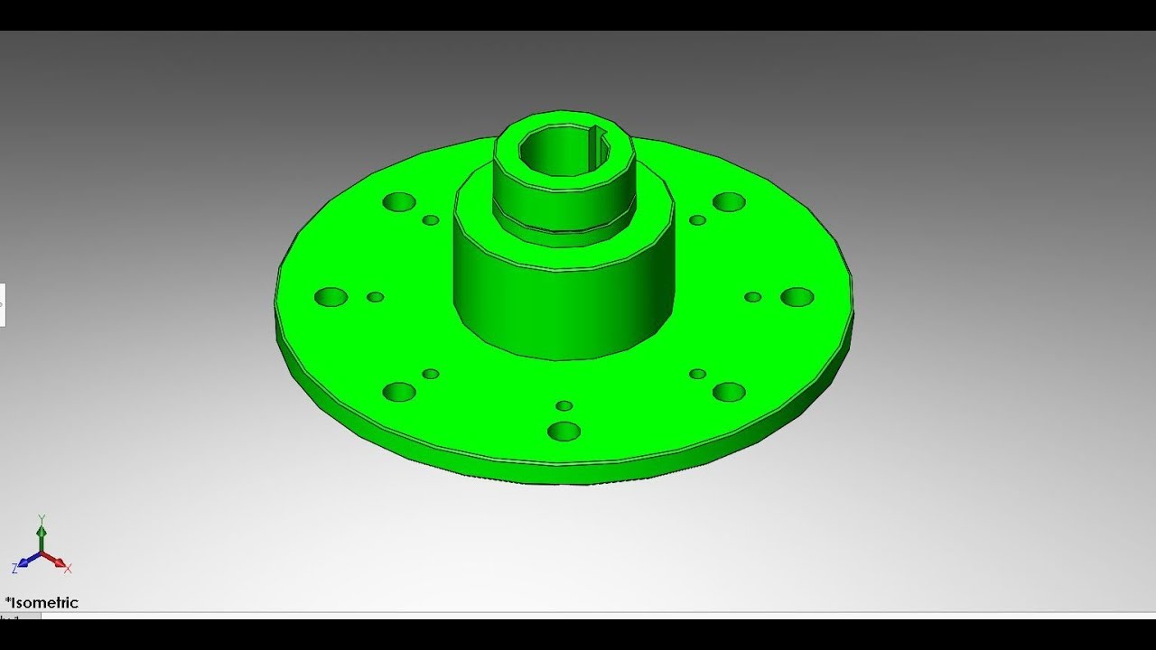 solidworks Tutorial for beginners Exercise 21 Revolve boss/ base - YouTube