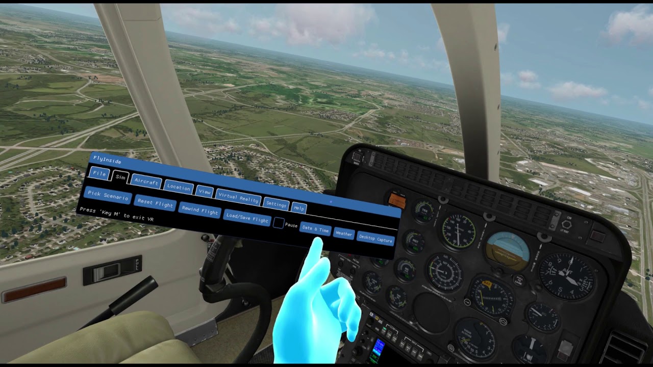 FlyInside VR demo flight over Kansas City - YouTube