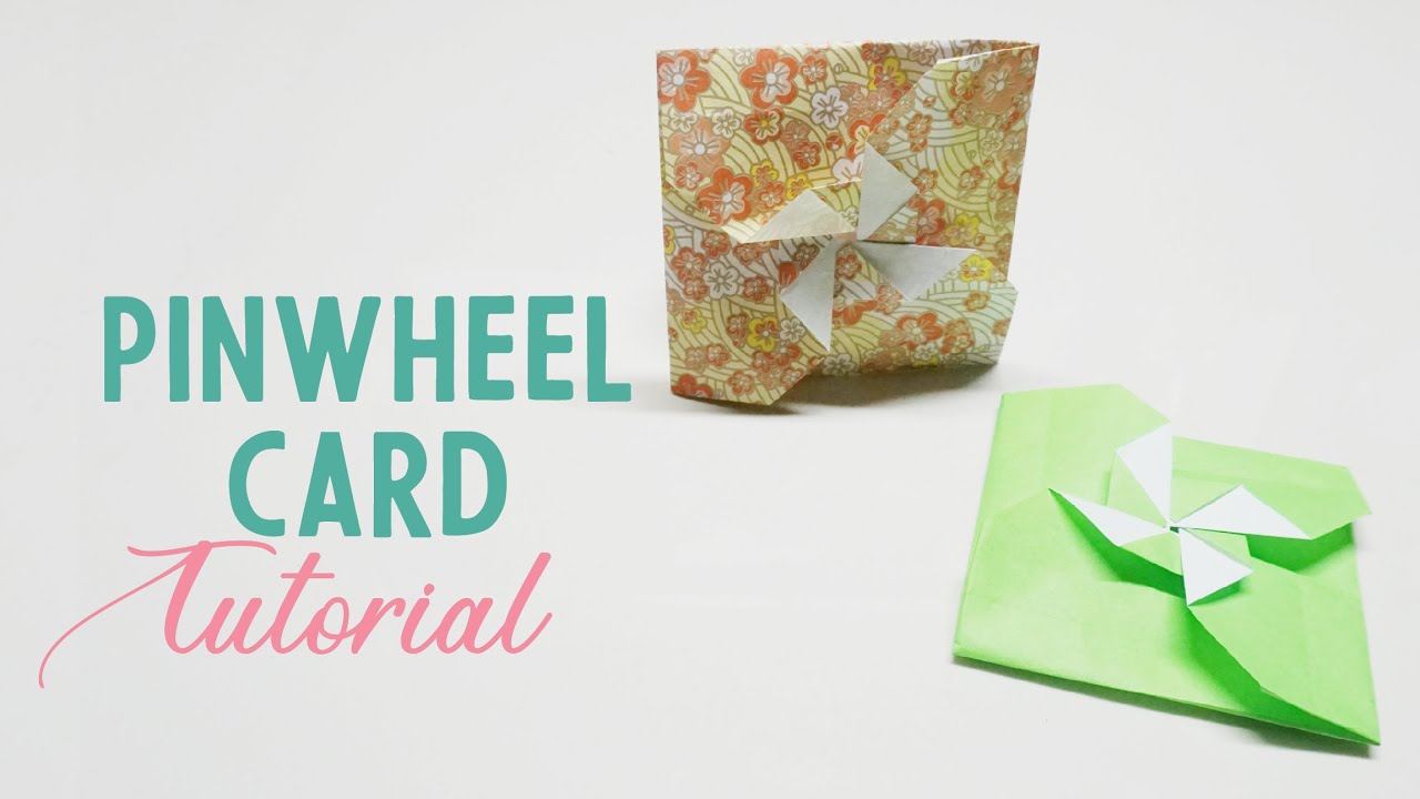 HOW TO: Pinwheel Card - YouTube