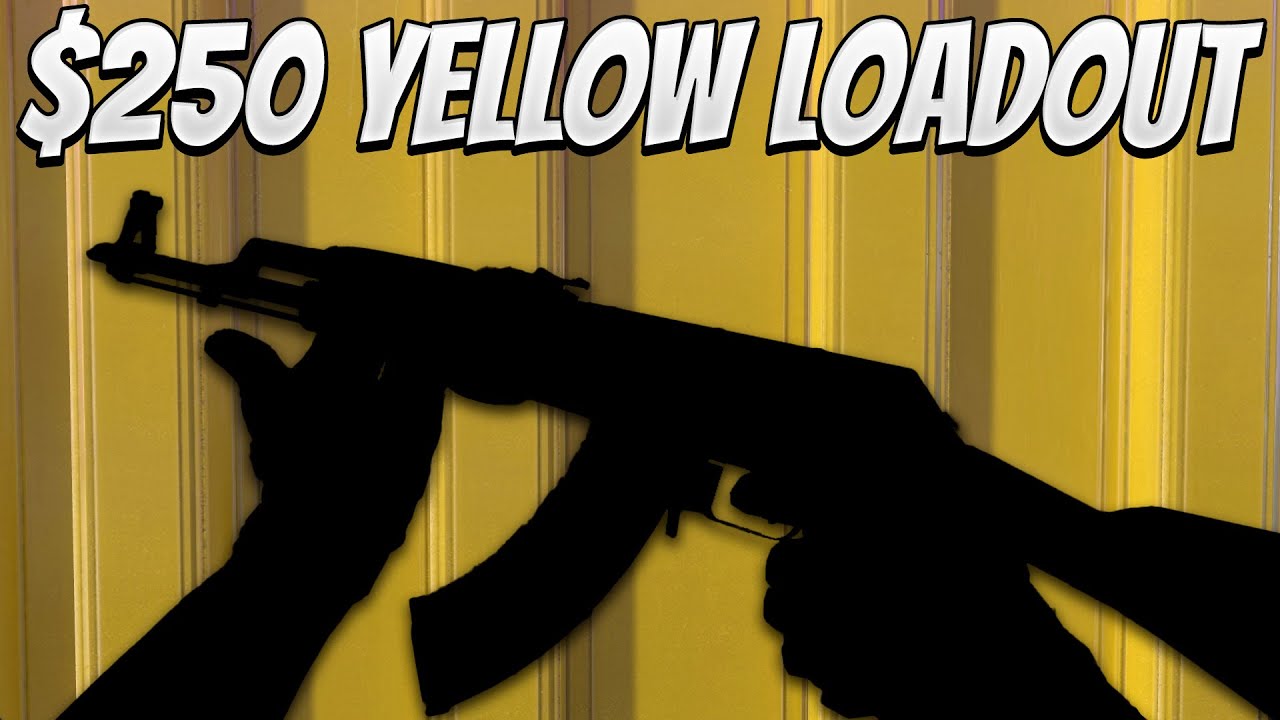 INSANE $250 YELLOW CS2 Loadout! The Best Cheap CS2 Skins (2024) - YouTube