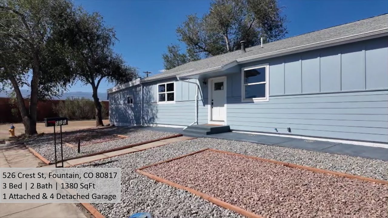 526 Crest St, Fountain, CO 80817 - YouTube