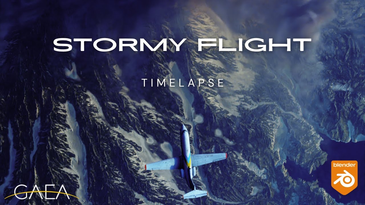 Making a 3d storm in blender -- Timelapse - YouTube