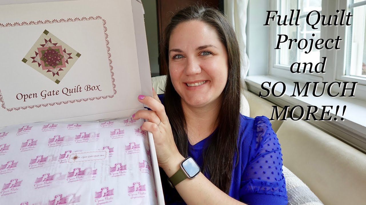 *NEW* OPEN GATE QUILTS Subscription Box | Unboxing | Monique Jacobs for Maywood Studio | Project ...