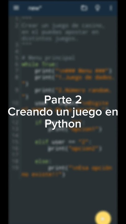 2 Creando Un Juego En Python Aprenderpython Programmingtutorial Programacion Python Youtube 