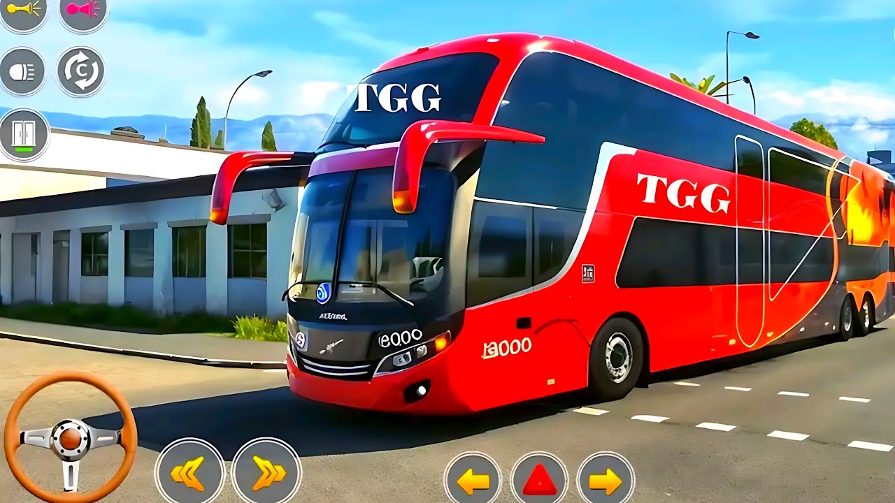 Bus Driving Simulator 2025 | Extreme City Routes & Passengers Pickup ...