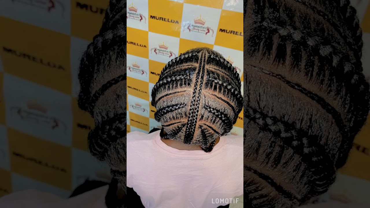 Issa man style/ stitched braids on point - YouTube
