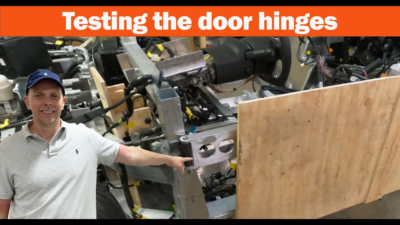 Week 35 Full-Testing the door hinges - YouTube