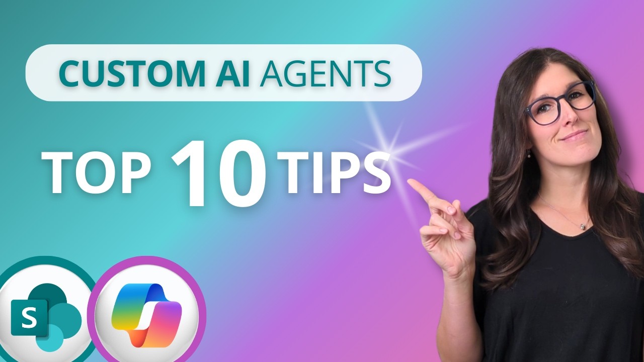 10 ADVANCED Tips - How to Create CUSTOM Agents in SharePoint with ...