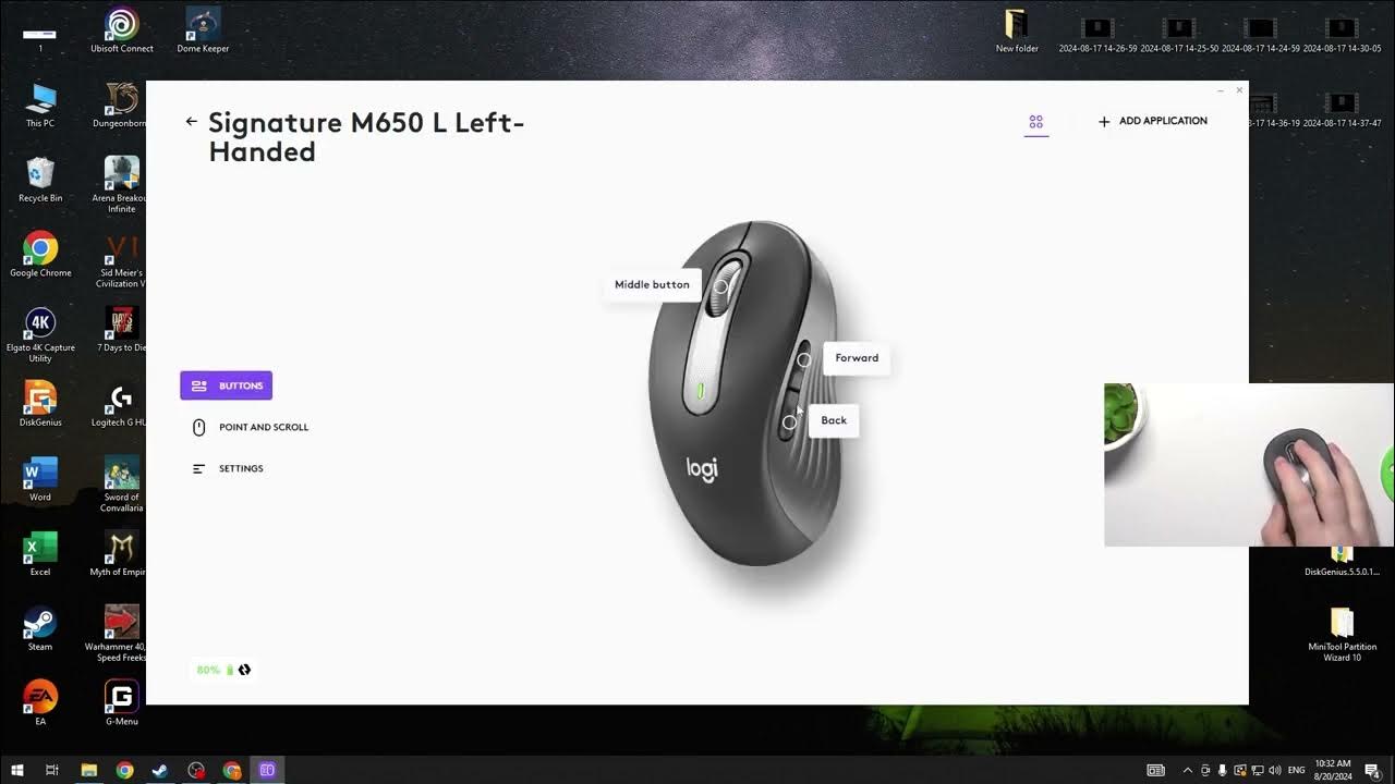 How to Change Back & Forward Button Function in Logitech M650 - YouTube