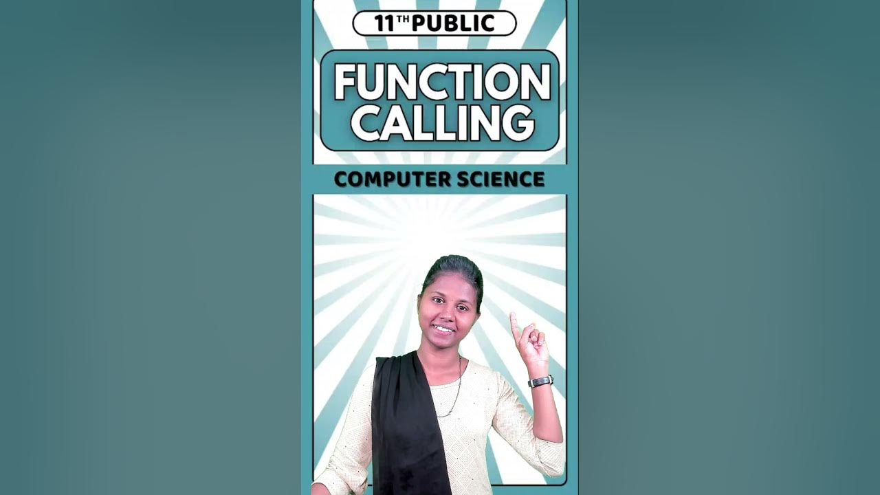 11th Computer Science Function Calling Public Exam 2024 - YouTube