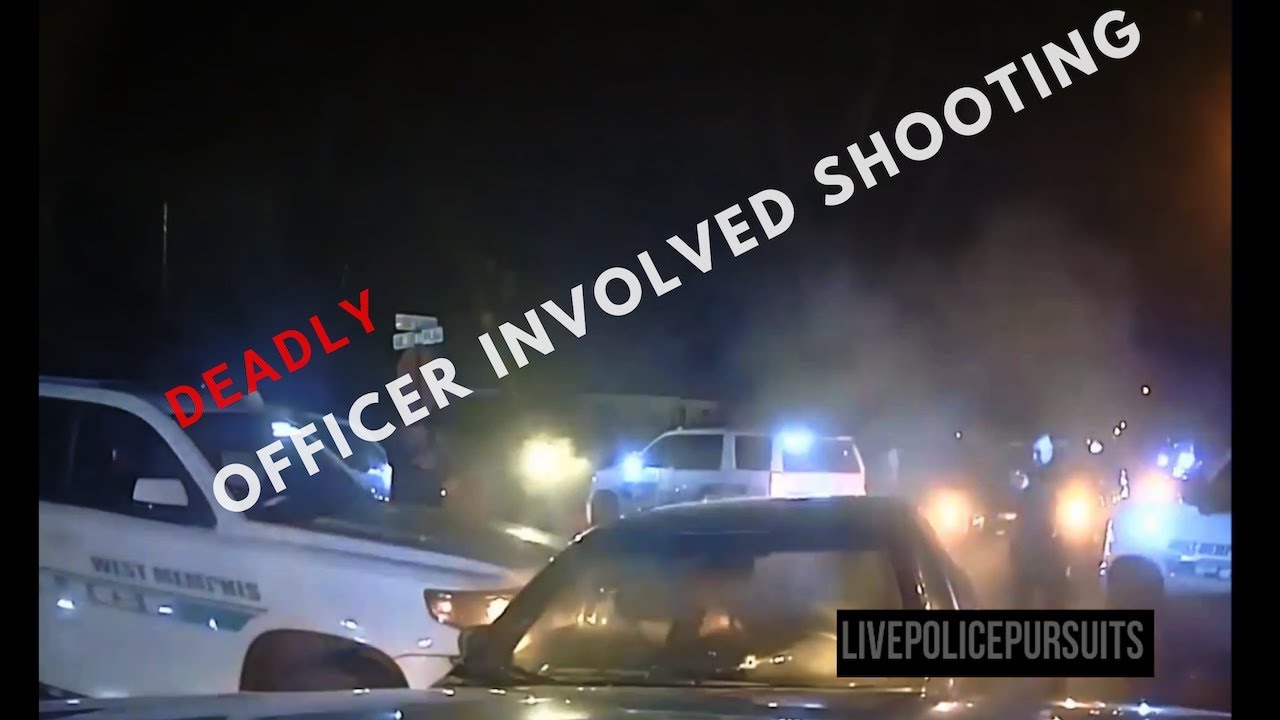 Dashcam Shows Deadly Officer Involved Shooting After Suspect Runs Over ...