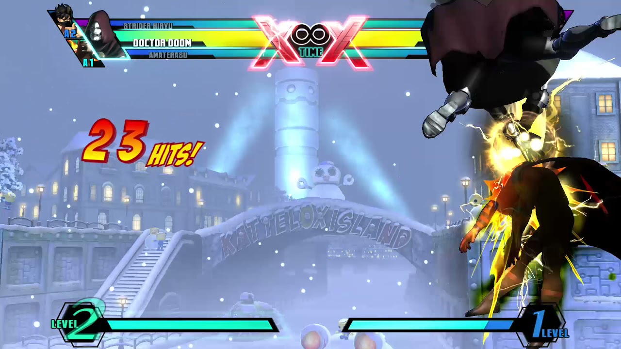 Umvc3 optimal Amaterasu throw hard tag - YouTube