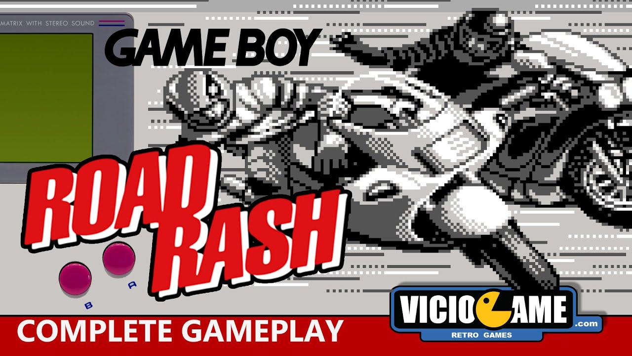 🎮 Road Rash (Game Boy) Complete Gameplay - YouTube