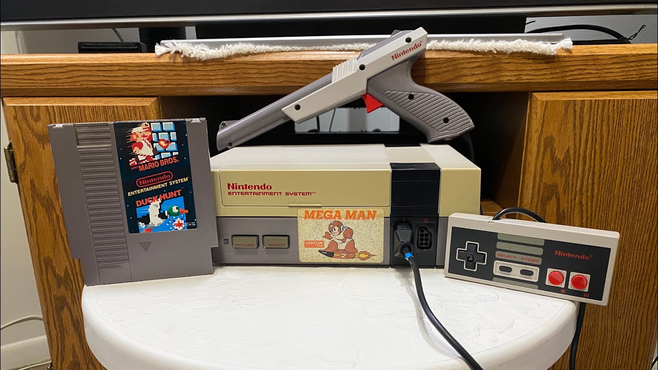 Super Mario Bros./Duck Hunt (NES) Game Startup - YouTube