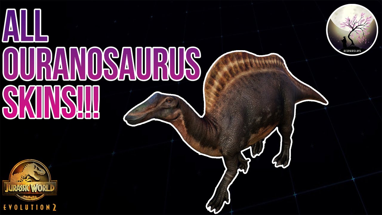 ALL OURANOSAURUS SKINS SHOWCASE!!! Jurassic World Evolution 2 - YouTube