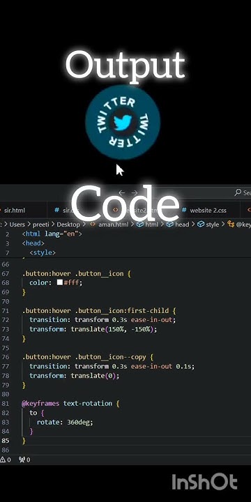 Button Animation In Html Css Coding Htmlcss Frontendcourse