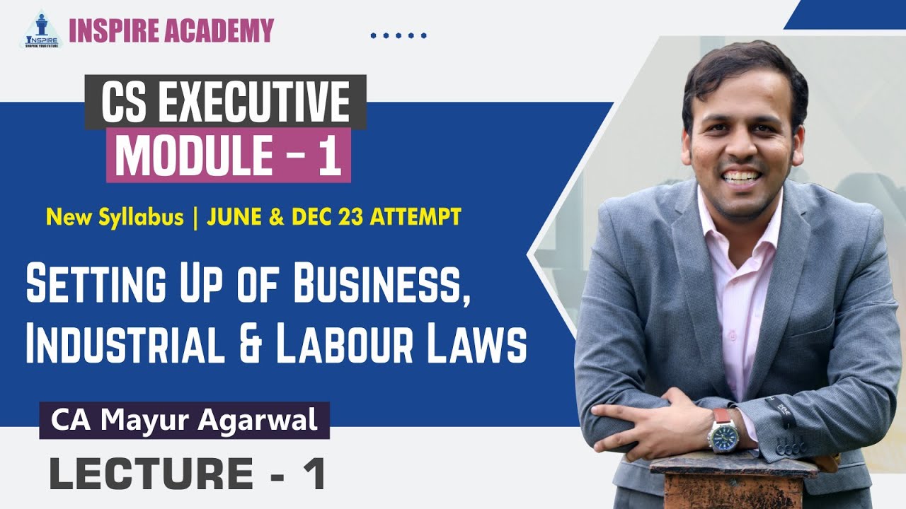 SBIL New Syllabus CS Executive | CA Mayur Agrawal - YouTube