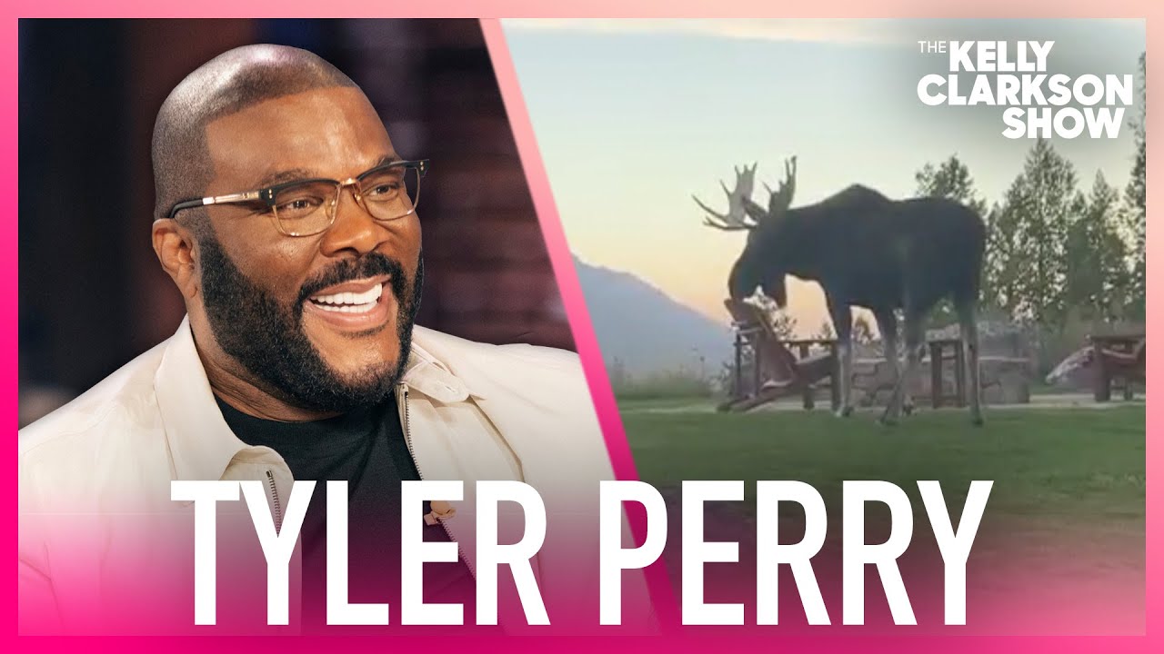 A Moose Ate Tyler Perry's Chair In Wyoming - YouTube