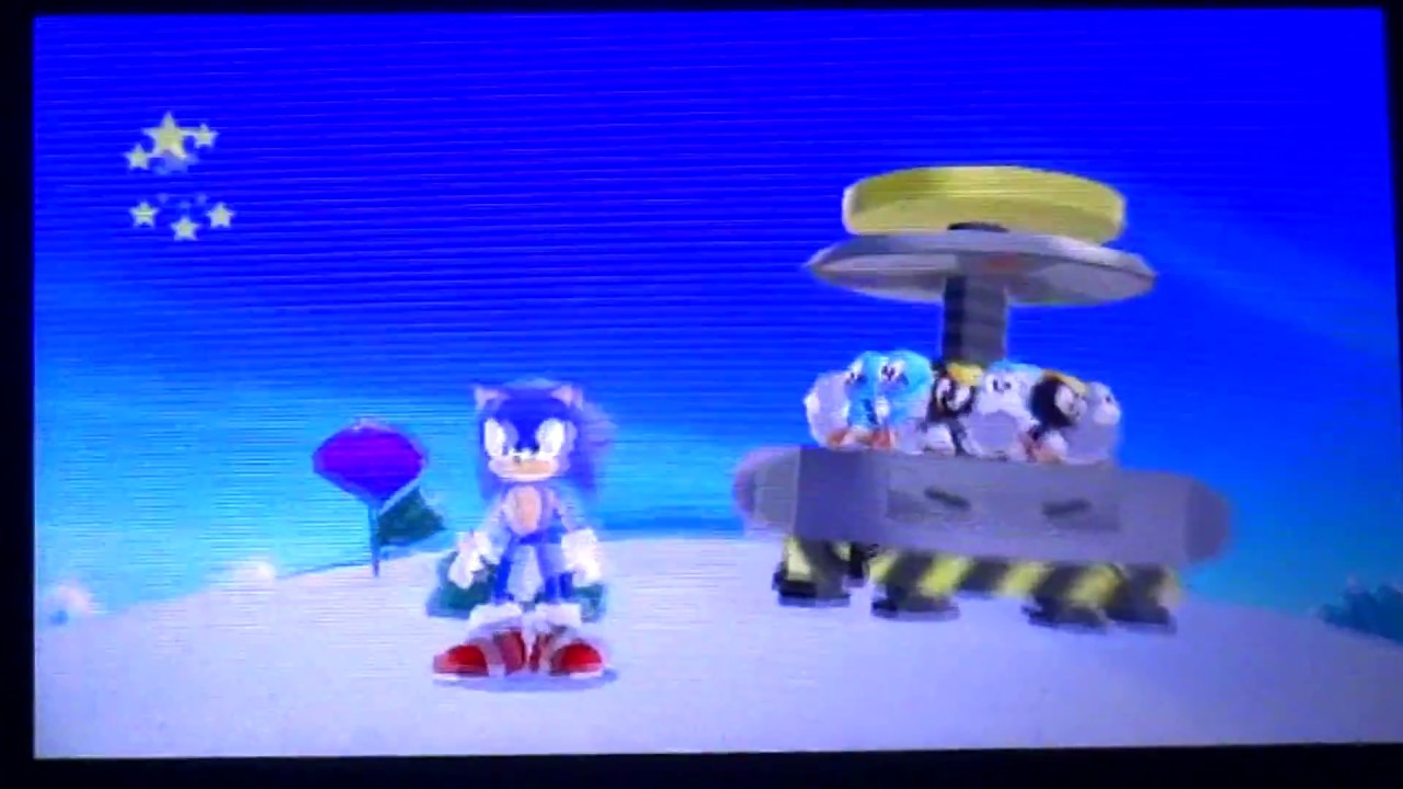 Sonic Lost World Frozen Factory 1 (3DS cam record test) - YouTube