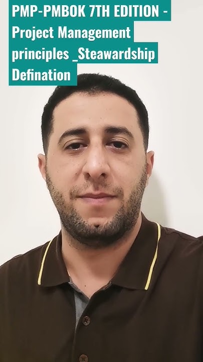 PMP PMBOK 7th Edition - Project Management principles - Steawardship - Meaning - YouTube