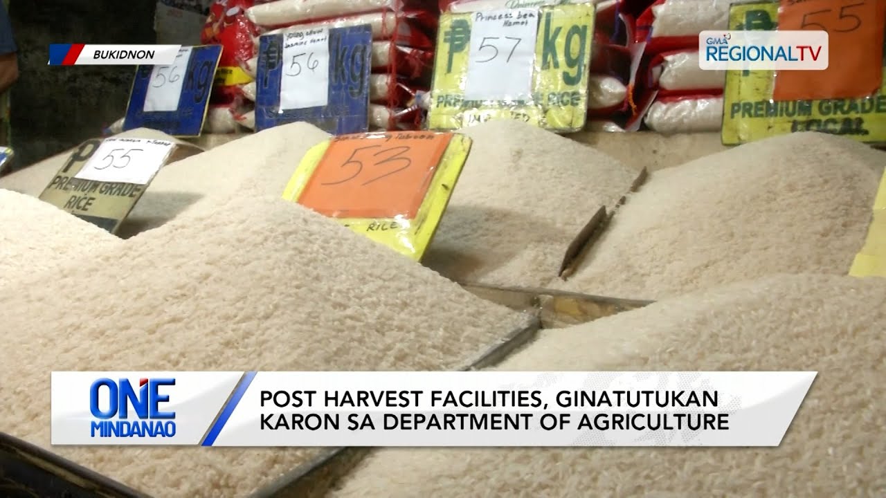 One Mindanao: Post Harvest Facilities, ginatutukan karon sa DA - YouTube